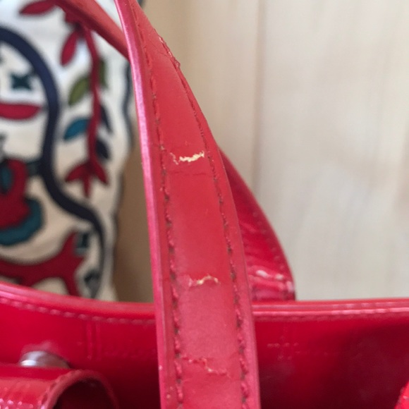 Harrods | Bags | Harrods Red Patent Leather Purse | Poshmark